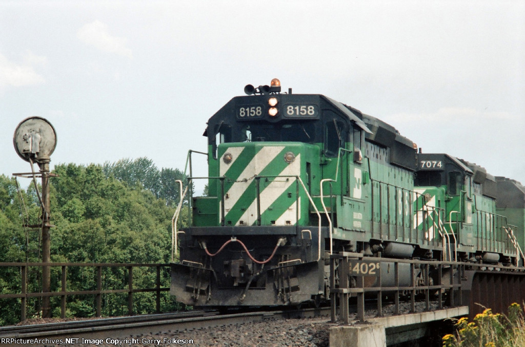 Eastbound at Milepost 402.6